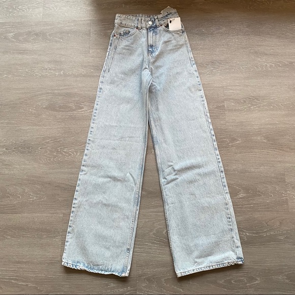Zara | Jeans | Zara Wide Leg Jeans Light Wash | Poshmark